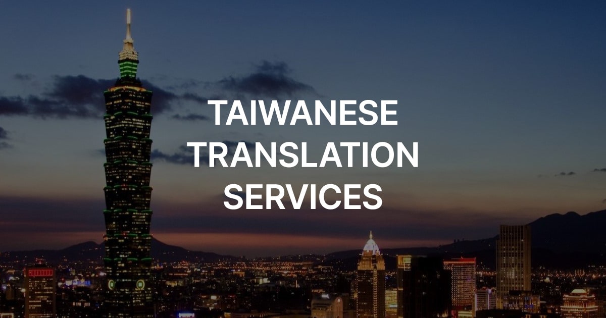 Taiwanese Translation Services - CCC International